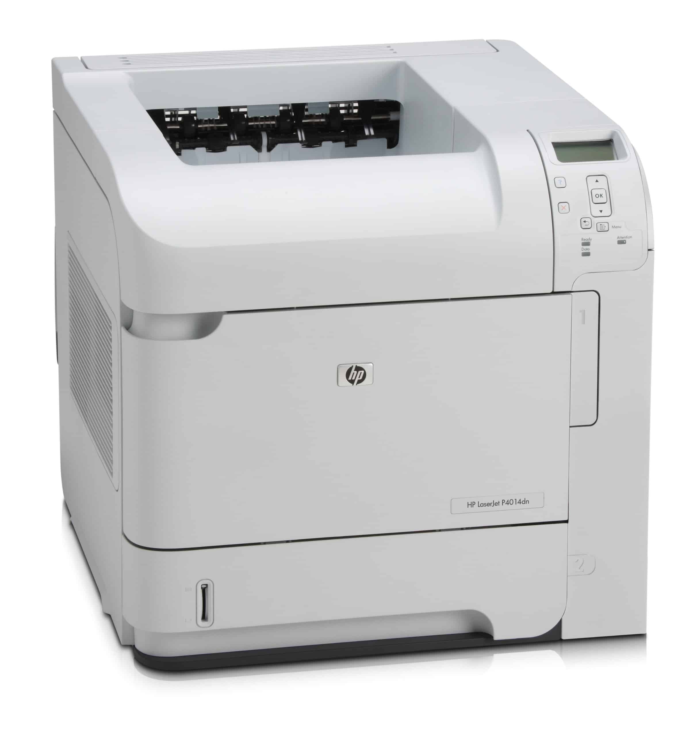 Imprimanta laser monocrom HP P4014DN, A4, duplex, retea, 45ppm, cartus incarcat 100% ...